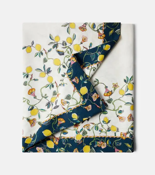 La DoubleJ Borboni Large Linen Tablecloth - Multicoloured