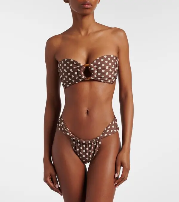 MONTCE Vivian Polka-dot Bikini Top
