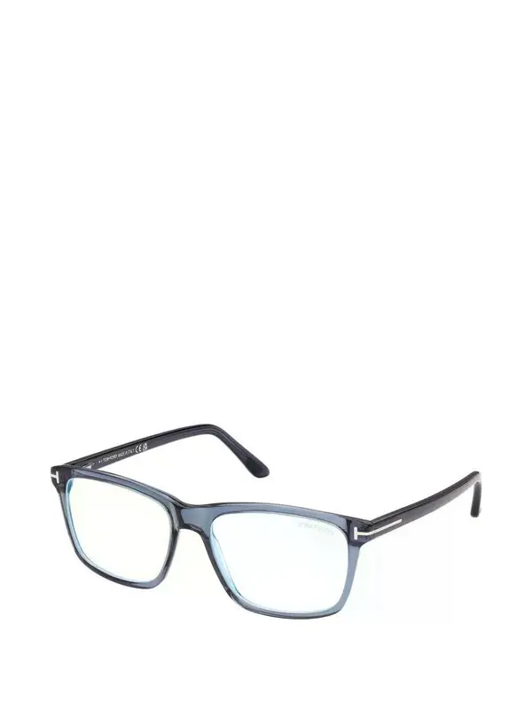 TOM FORD T-logo Rectangle-frame Glasses