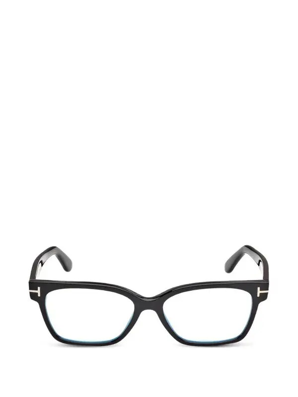 TOM FORD T-line Rectangle-frame Glasses - Black