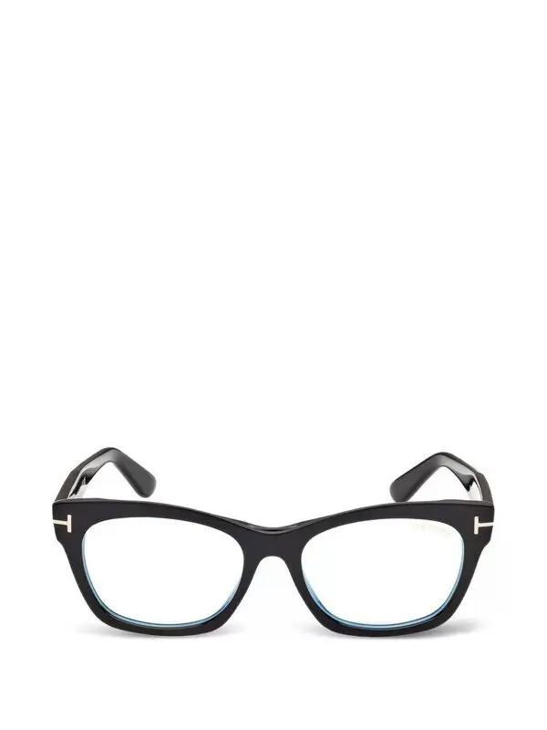 TOM FORD T-logo Cat-eye Glasses - Black