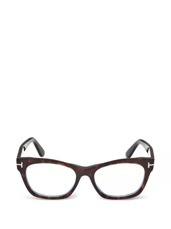 TOM FORD Tortoiseshell-effect Cat-eye Glasses - Brown
