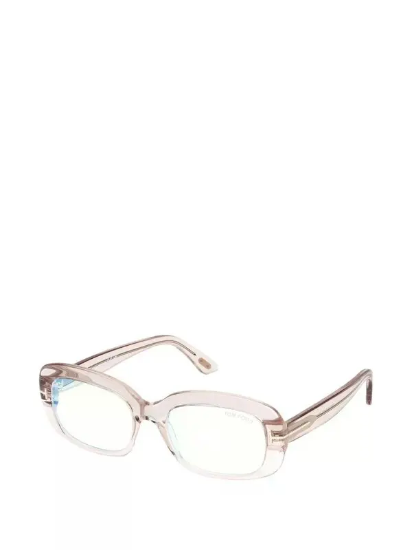 TOM FORD T-logo Rectangle-frame Glasses