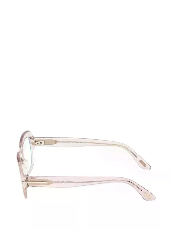 TOM FORD T-logo Rectangle-frame Glasses