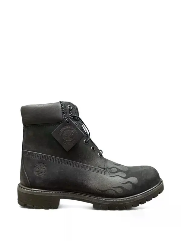 Timberland Loso Wav Flame-print Hiking Boots - Black
