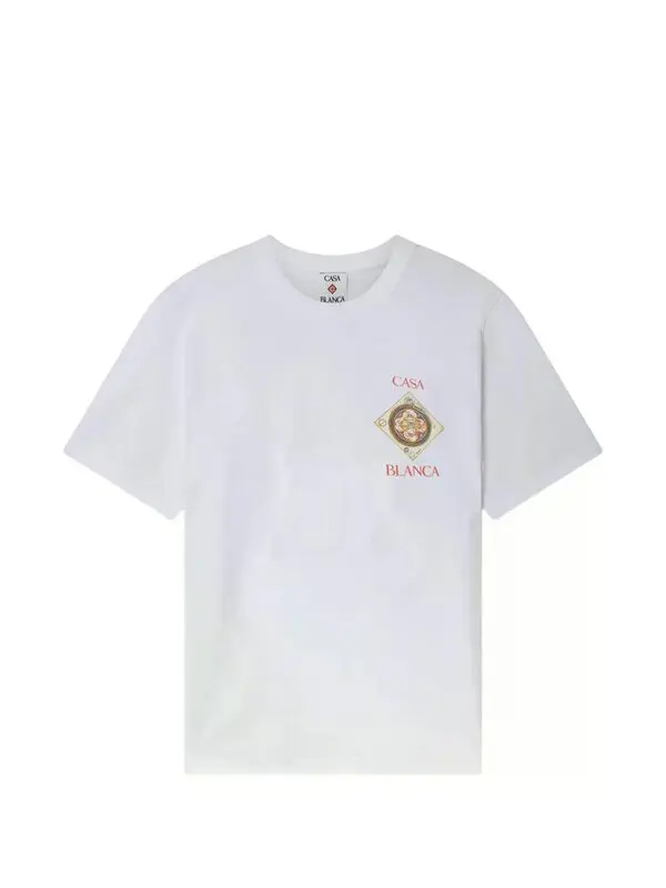 Casablanca Logo-print T-shirt - White