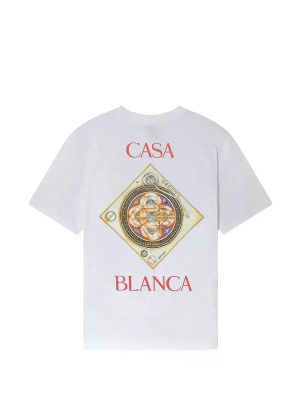 Casablanca Logo-print T-shirt - White