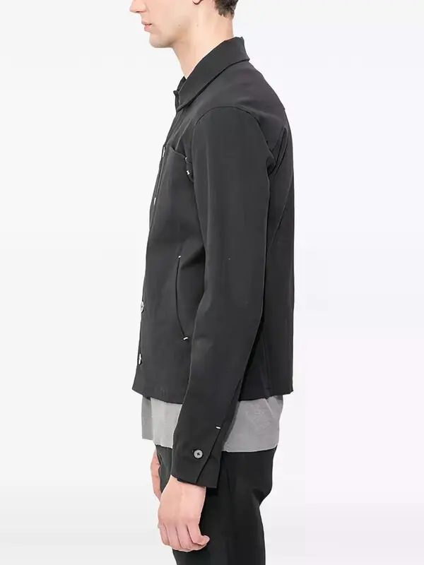 MA+ Trucker Cross-stitch Button-up Jacket