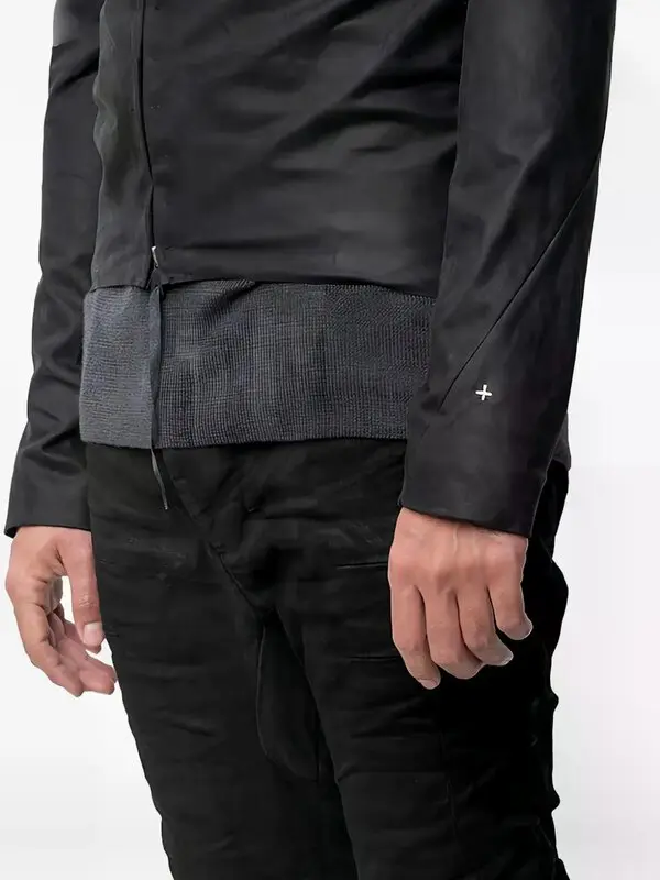 MA+ Detachable Hood Leather Jacket