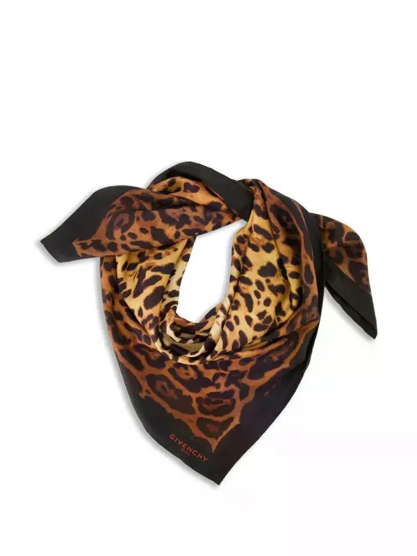 Givenchy Leopard-print Silk Scarf