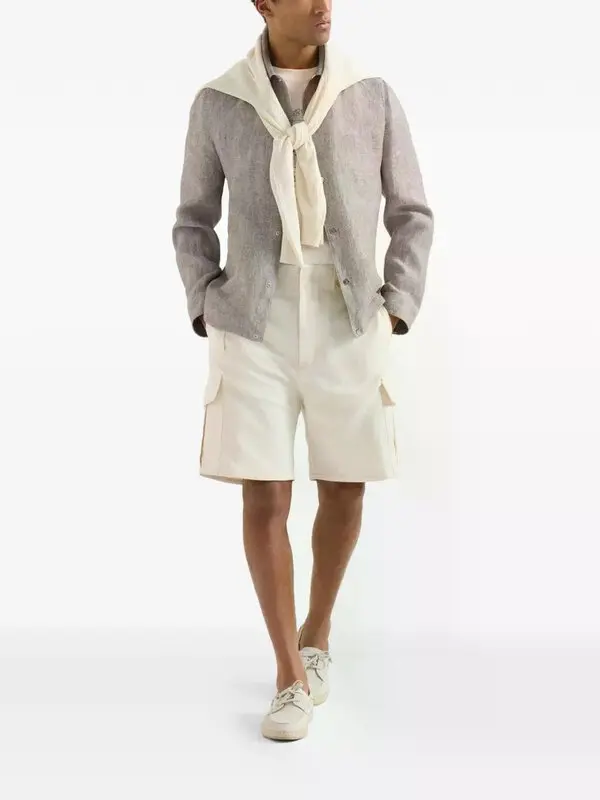 Brunello Cucinelli Cotton Jersey Crew Neck T-shirt With Print