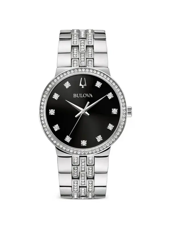 Bulova Crystal 40mm Watch