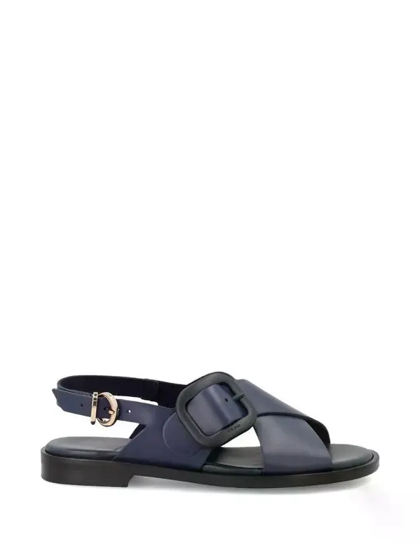 FRAU Crossover Strap Buckled Sandals