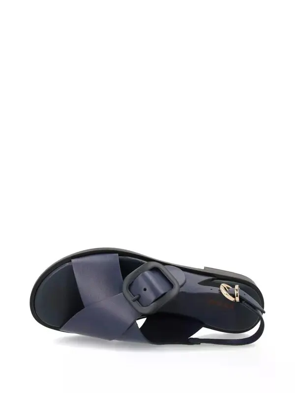 FRAU Crossover Strap Buckled Sandals