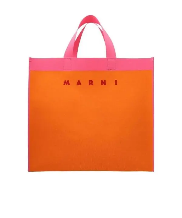 Marni Logo Jacquard Tote Bag