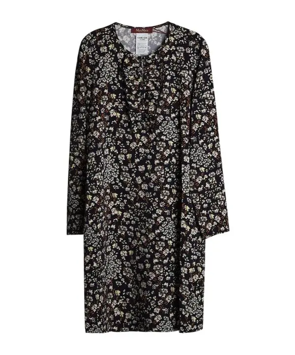 Max Mara Long Sleeved Floral Dress