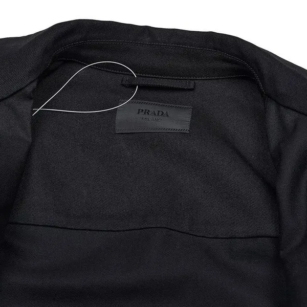 Prada Triangle-logo Straight Hem Jacket