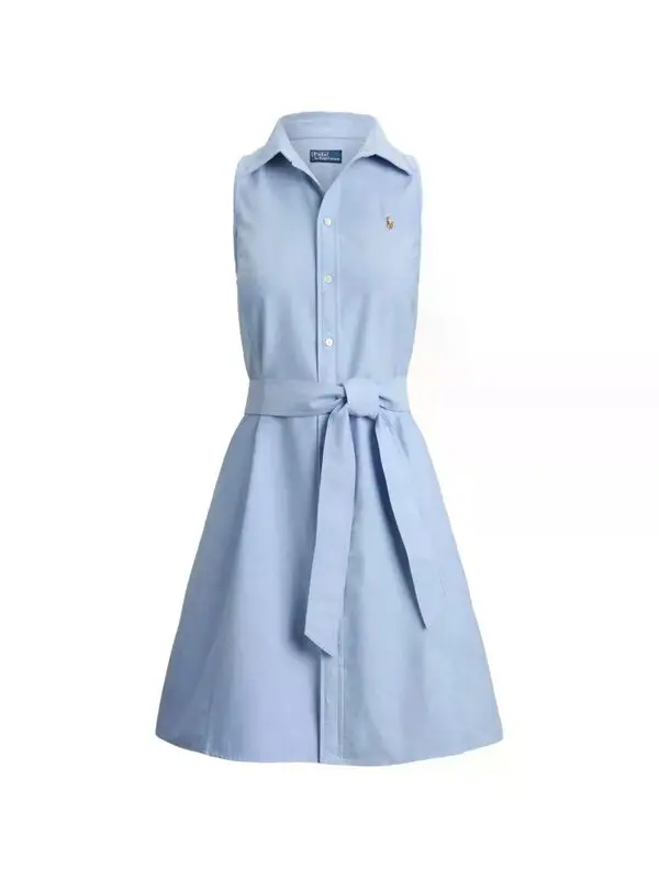 Polo Ralph Lauren Sleeveless Shirt Dress - Blue