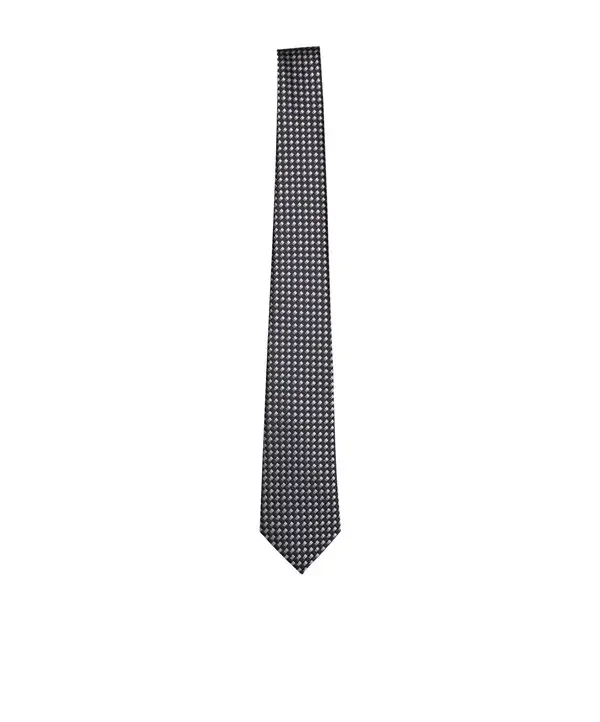Giorgio Armani Geometric Patterned Neck Tie