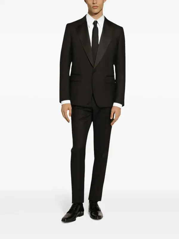 Dolce & Gabbana Single-breasted Tailored Suit With Pleated Trousers