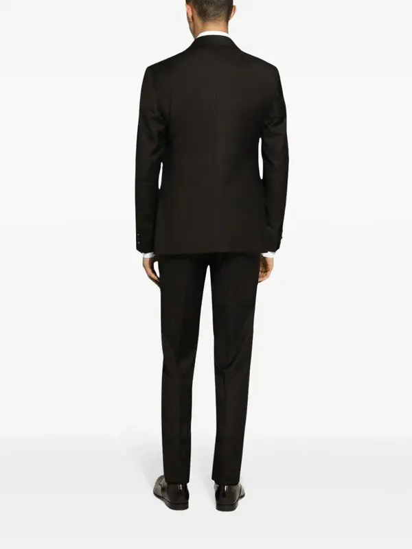 Dolce & Gabbana Single-breasted Tailored Suit With Pleated Trousers