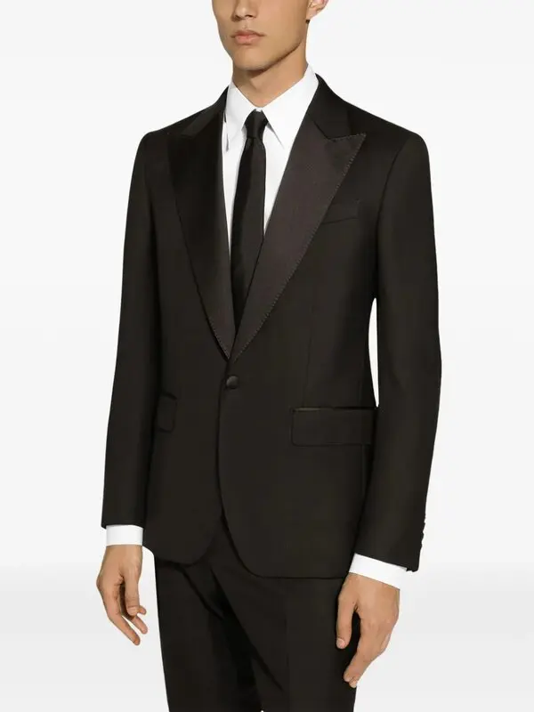 Dolce & Gabbana Single-breasted Tailored Suit With Pleated Trousers