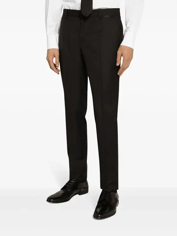Dolce & Gabbana Single-breasted Tailored Suit With Pleated Trousers