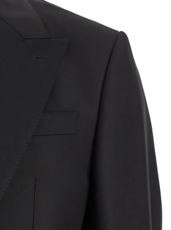 Dolce & Gabbana Single-breasted Tailored Suit With Pleated Trousers