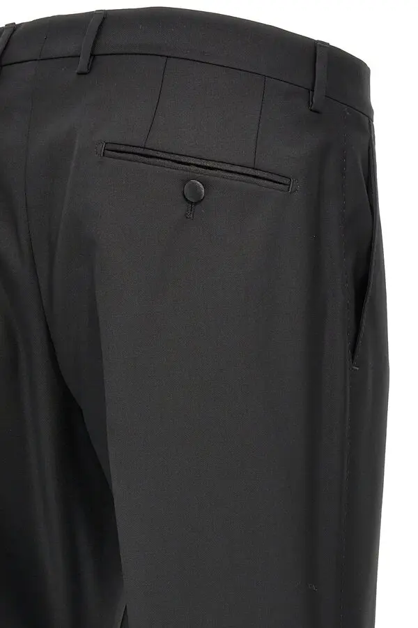Dolce & Gabbana Single-breasted Tailored Suit With Pleated Trousers