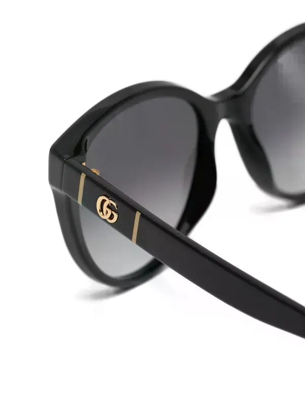 Gucci Double G Round-frame Sunglasses