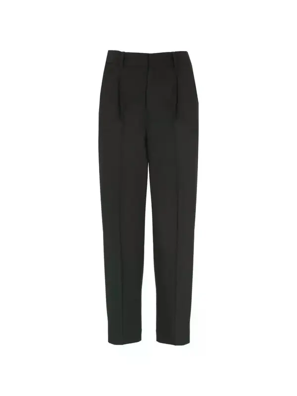 PT TORINO Cropped Pleated Trousers