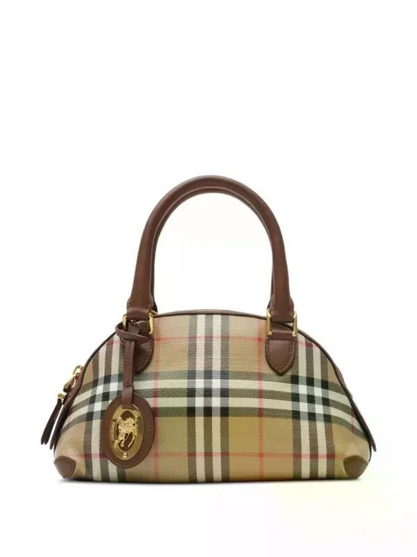 Burberry Mini Primrose Bag In Coated Cotton Canvas And Calf Leather