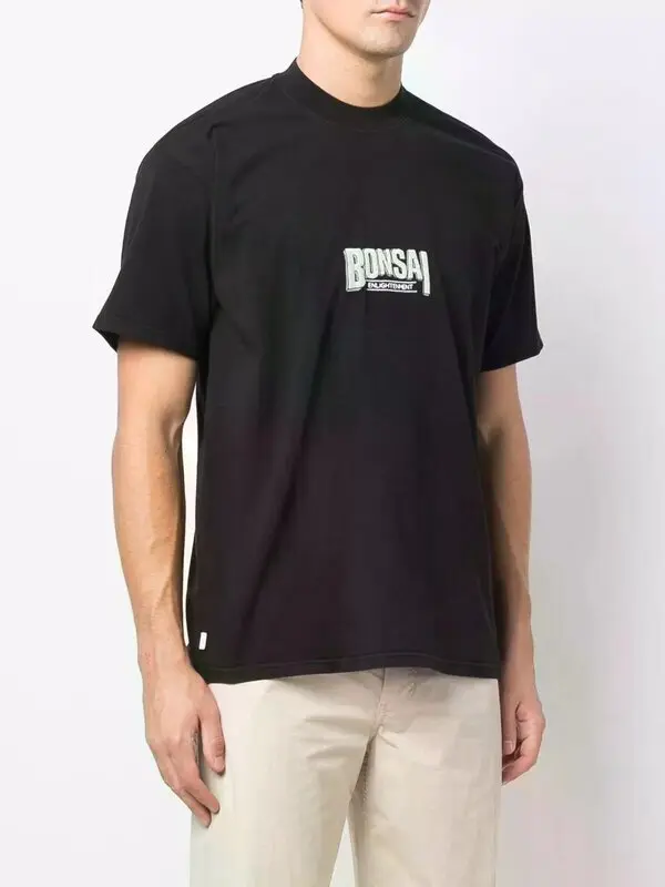 BONSAI Enlightenment Embroidered-logo T-shirt