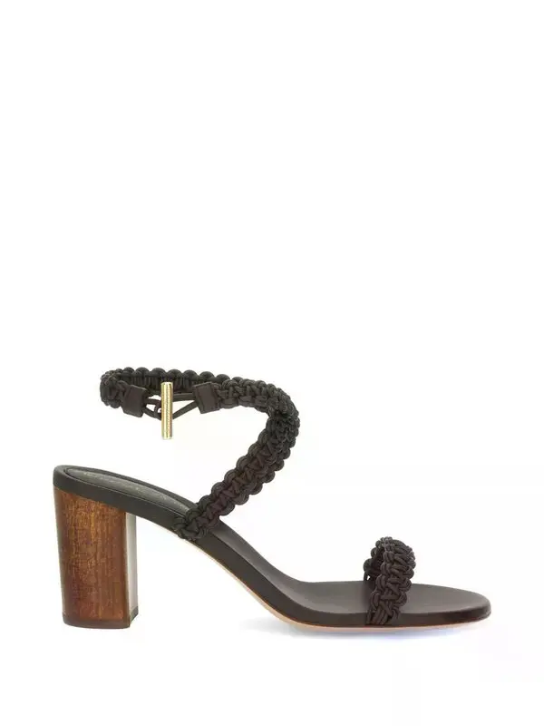 GIANVITO ROSSI Ubud Braided Sandals - Brown