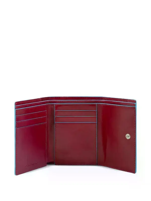 PIQUADRO Trifold Leather Wallet
