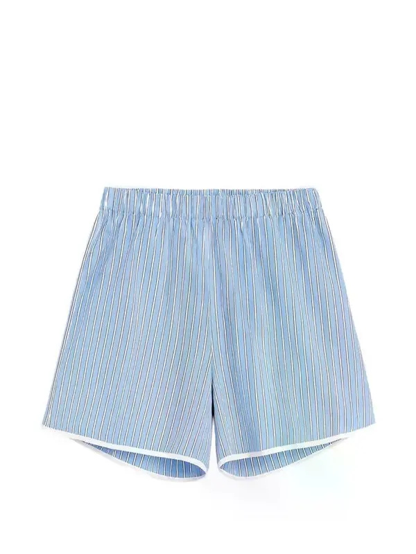 THE FRANKIE SHOP Striped Elasticated Waist Shorts