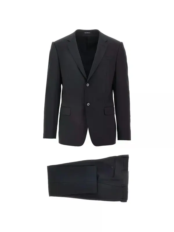 Emporio Armani Single-breasted Wool-blend Suit