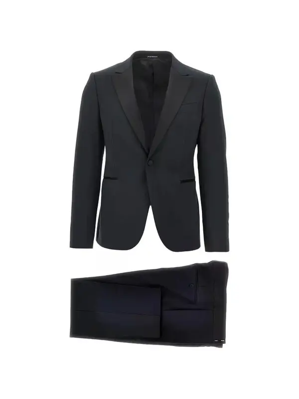 Emporio Armani Satin-lapel Suit