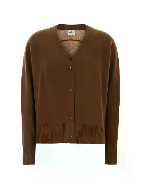 Le Kasha Cashmere Cardigan - Brown