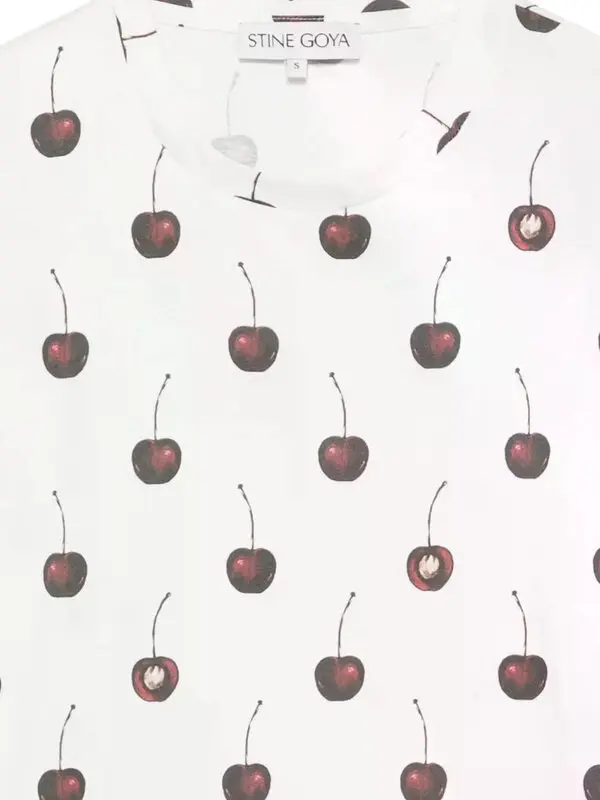 Stine Goya Cherry Print T-shirt