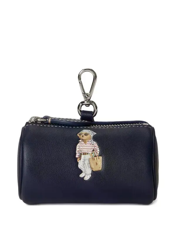 Polo Ralph Lauren Polo Bear Leather Coin Purse - Blue