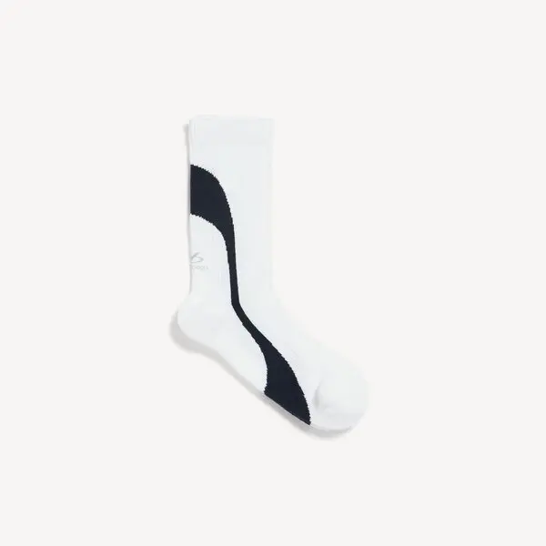 Balenciaga High Technical Knit Socks - White