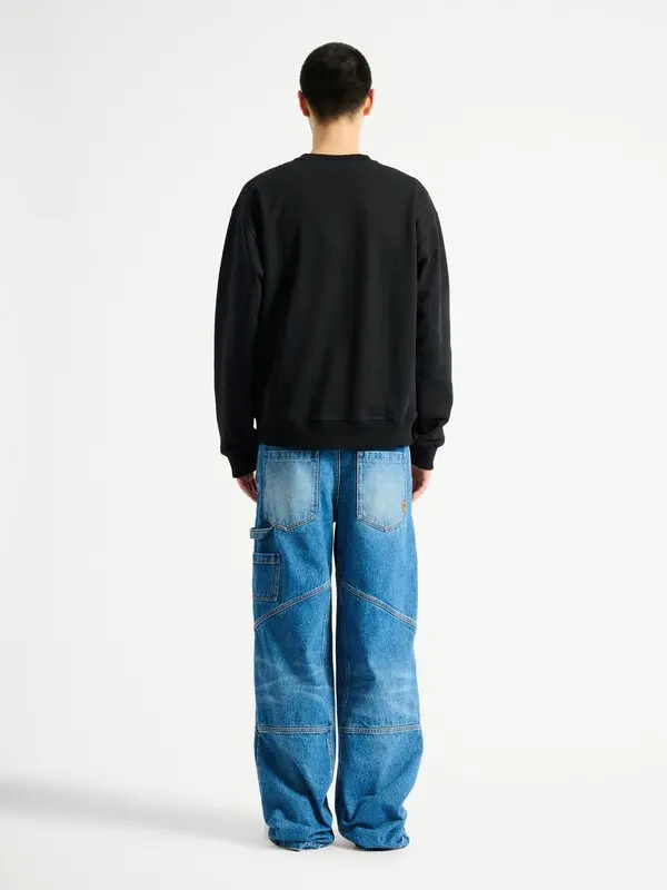 Balmain Embroidered Cotton Fleece Sweatshirt