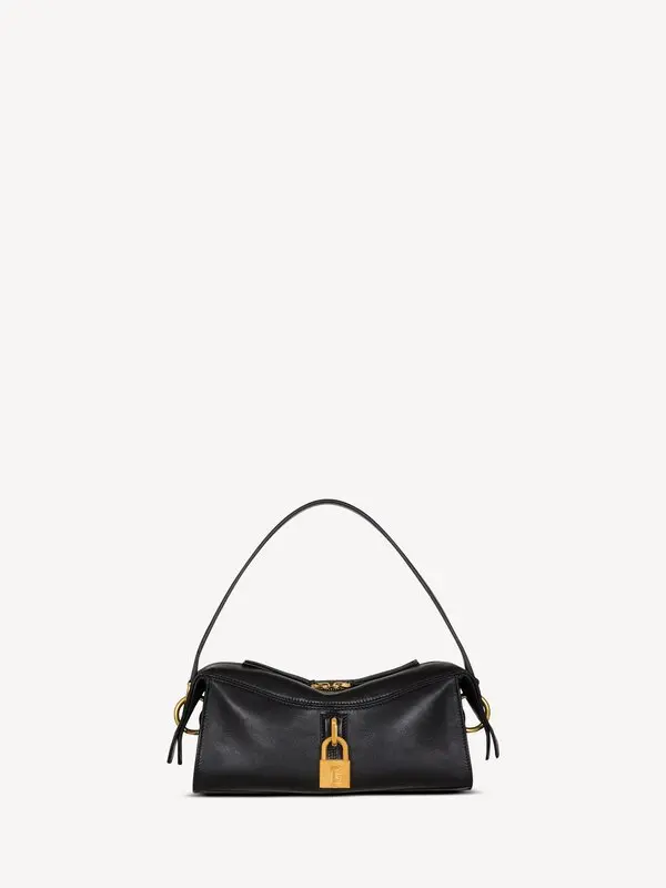 Balmain Small Pulse Bag In Smooth Leather - Black