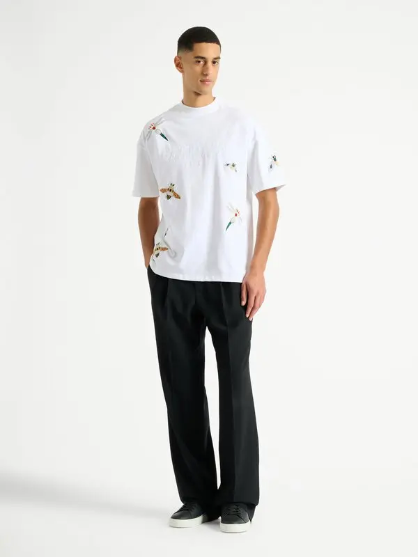Balmain Embroidered Insect T-shirt