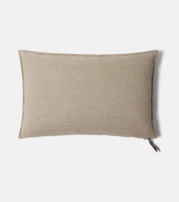 MAISON DE VACANCES Linen Cushion - Beige