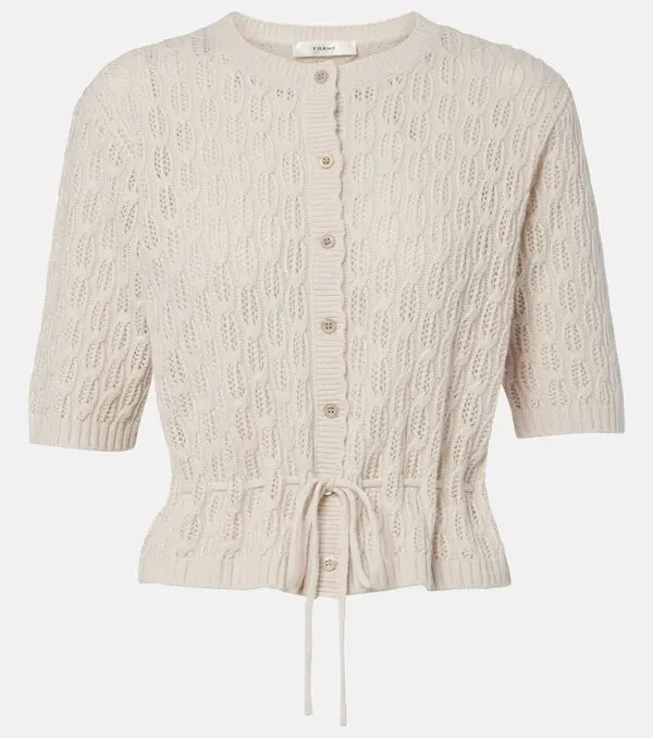 FRAME Clover Wool And Cashmere Cardigan