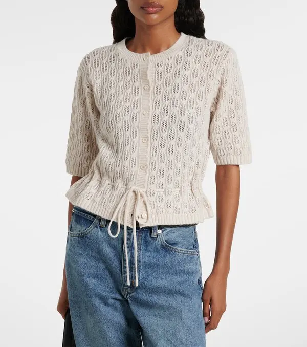 FRAME Clover Wool And Cashmere Cardigan