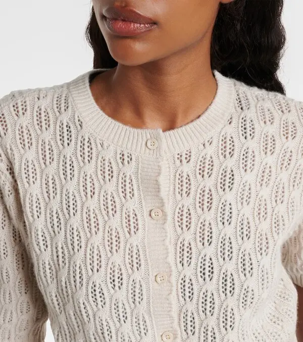 FRAME Clover Wool And Cashmere Cardigan