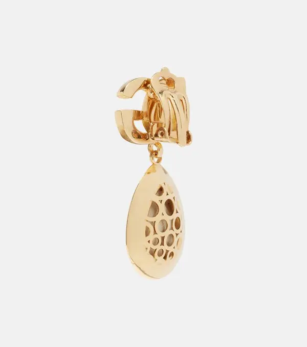 Dolce & Gabbana Crystal Embellished Clip-on Earrings